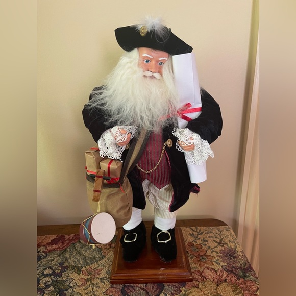 Holiday | Vintage Santa Clause Figure With Pirate Medieval Sailors ...